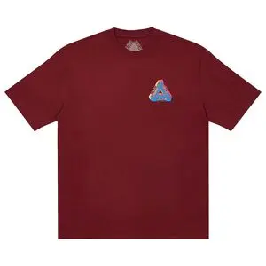 PALACE Tri-ferg Colour Blur T-shirt 'burgundy - Red