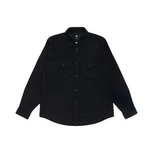 StÜssy Cotton Silk Western Shirt - Black
