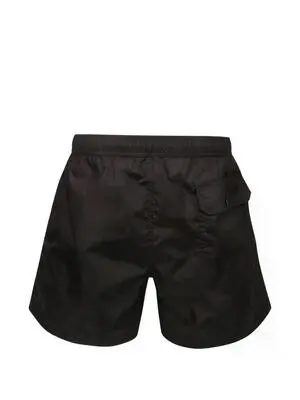 Moncler Side Stripe Swim Shorts - Black