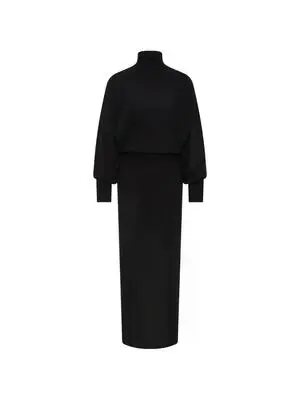 Rebecca Vallance Balletic Knit Midi Dress - Black