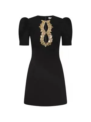 Rebecca Vallance Alexandrite Mini Dress - Black