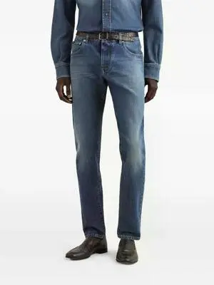 Dolce & Gabbana Straight Jeans With Logo Detail