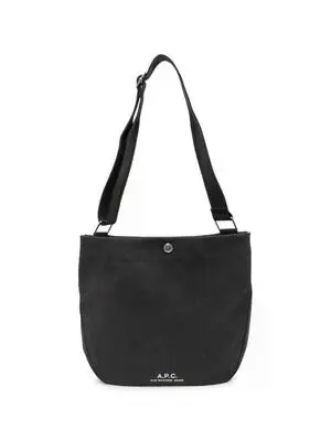 A.p.c. Logo Print Messenger Bag
