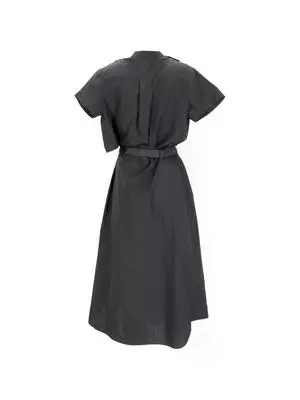 Sacai Midi Belted Shirt Dress