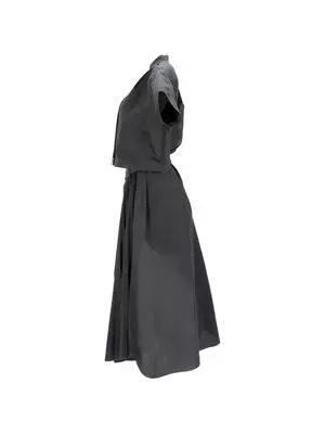 Sacai Midi Belted Shirt Dress