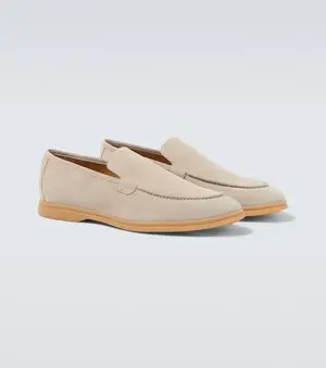 Eleventy Suede Loafers - Grey