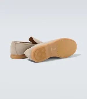 Eleventy Suede Loafers - Grey