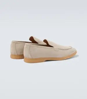 Eleventy Suede Loafers - Grey