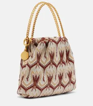 Missoni Mini Lame Clutch With Leather Details