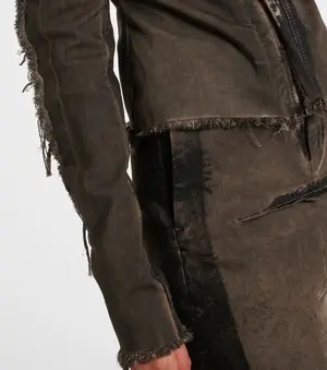 Rick Owens Distressed Denim Jacket