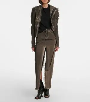 Rick Owens Distressed Denim Jacket