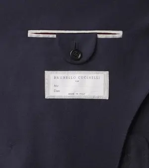 Brunello Cucinelli Double-breasted Virgin Wool Blazer