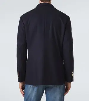 Brunello Cucinelli Double-breasted Virgin Wool Blazer