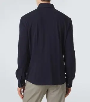 Brunello Cucinelli Cotton Shirt - Blue