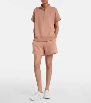 Varley Atrium High-rise Shorts In Camel - Brown