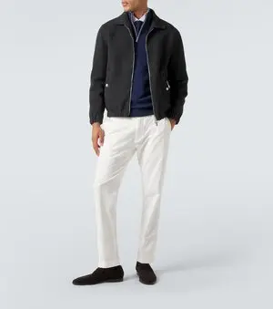Eleventy Cashmere Half-zip Sweater - Blue