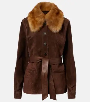 Saint Laurent Trimmed Jackets For Women