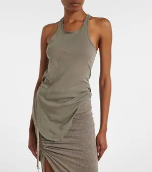 Rick Owens Cotton Jersey Tank Top