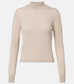 Eleventy Mockneck Wool-blend Sweater