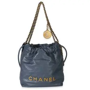CHANEL Chanel Quilted Calfskin 22 Mini Hobo