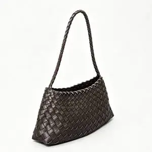 RIMINI Weaving Eco Leather Bag 'erica - Grey