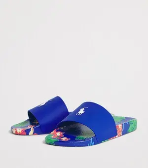 Polo Ralph Lauren Tropical Polo Pony Slides