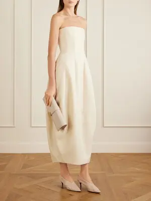 Khaite Miriam Leather Pumps - Neutrals