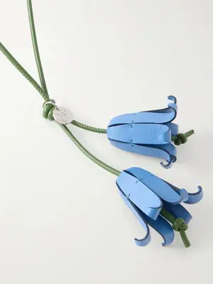 JW Anderson Bluebells Leather Bag Charm