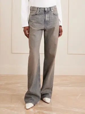 HAIKURE Korea Mid-rise Flared Jeans