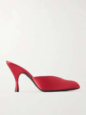 HERBERT LEVINE Sitting Pretty 100 Satin Mules