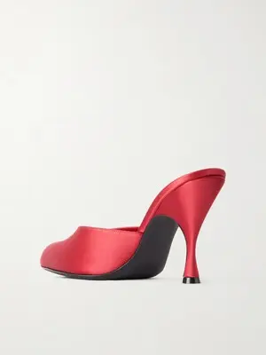 HERBERT LEVINE Sitting Pretty 100 Satin Mules