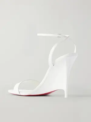 CHRISTIAN LOUBOUTIN Zeezeenella 110 Patent Leather Wedge Sandals