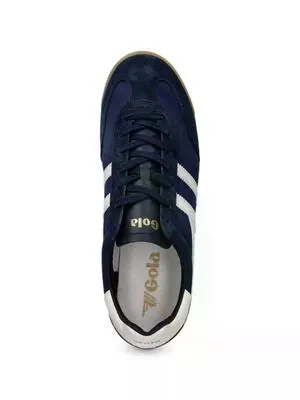 Gola Suede Panelled Sneakers - Blue