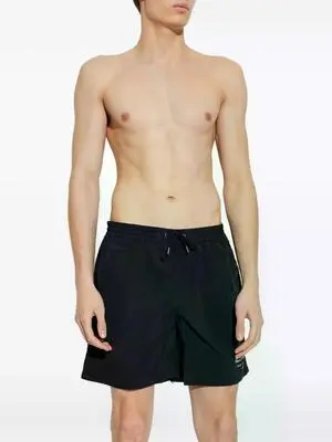 ALLSAINTS Underground Logo Print Swim Shorts
