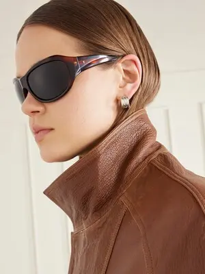 THISTLES The Atlas Round-frame Acetate Sunglasses