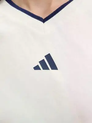 Adidas Logo-print Press-stud Sweater