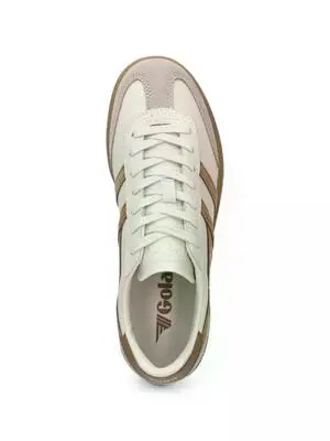 Gola Panelled Leather Sneakers