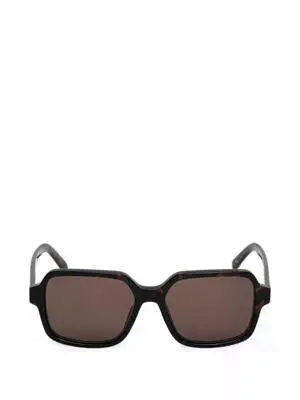 MAISON MARGIELA Geometric Frame Sunglasses - Brown