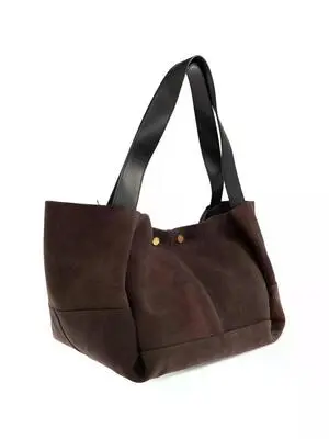 ALLSAINTS Rosalie Suede Shoulder Bag - Brown