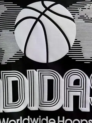 Adidas World Wide Hoops Logo-print Hoodie - Black