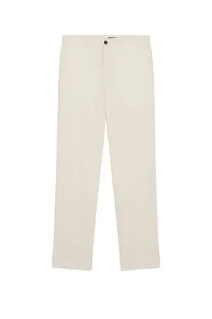 Theory Standard Pant In Good Linen - Silver Cloud
