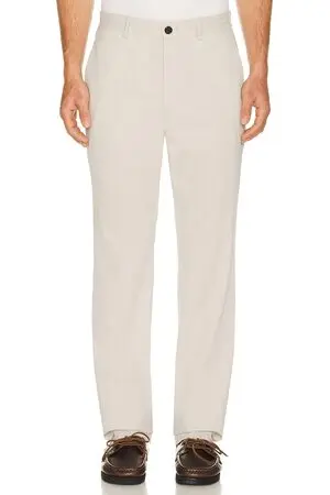 Theory Standard Pant In Good Linen - Silver Cloud