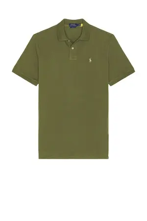 Polo Ralph Lauren Short Sleeve Mesh Polo In Green