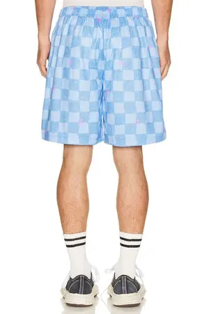 NAHMIAS Scribble Check Soccer Short