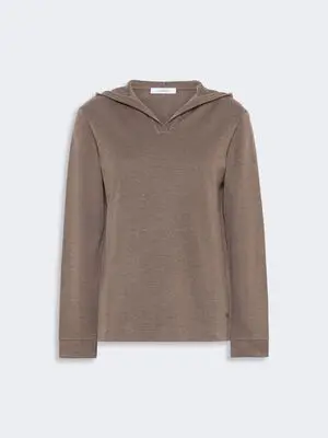 Max Mara Silk-blend Jersey Sweatshirt