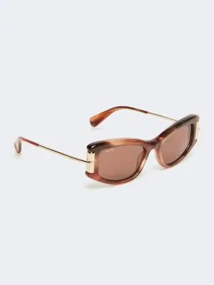 Max Mara Square Acetate Glasses