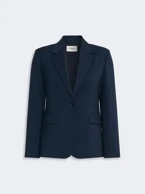 Max Mara Single-breasted Stretch Wool Blazer