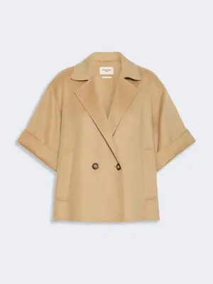 Max Mara Short Wool Broadcloth Coat