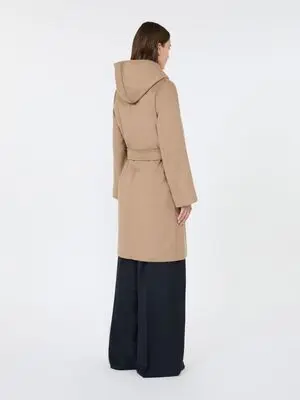 Max Mara Wool Broadcloth Robe Coat