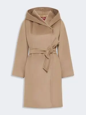 Max Mara Wool Broadcloth Robe Coat